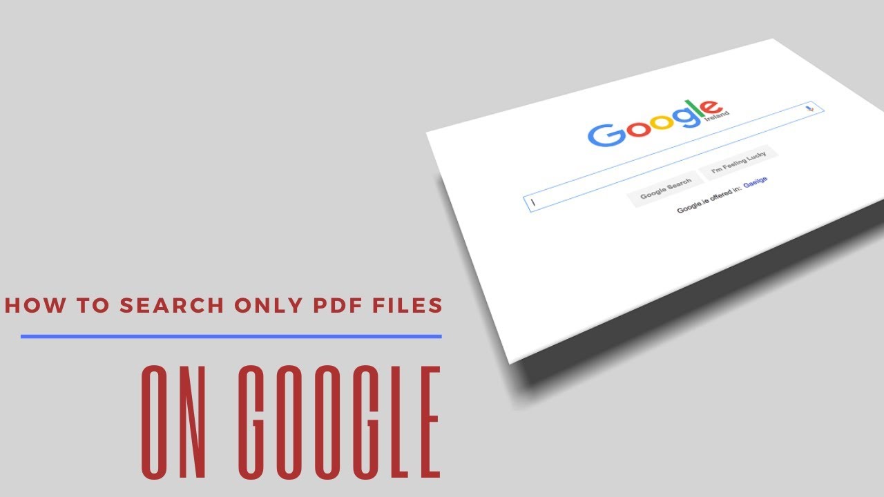 Google Search Pdfs Only | google search pdf | google search kaise kare ...