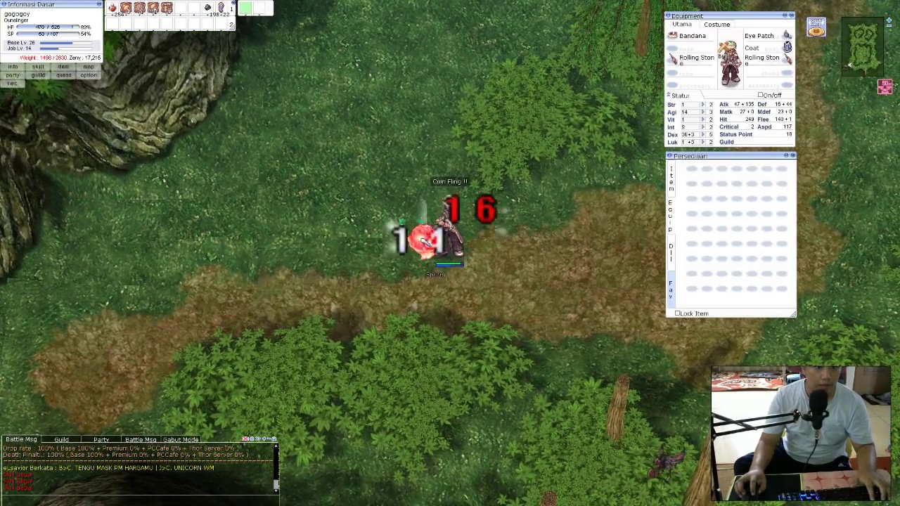 Gunslinger Ragnarok Gravindo [THOR] Skill Coin Fling & Magical Bullet ...