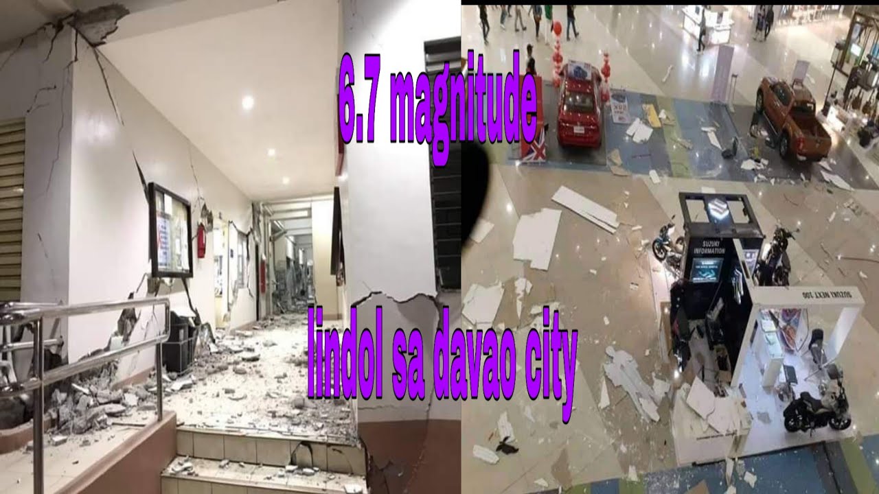 6.7 magnitude lindol sa davao / davao philippines earthquake in oct,16 ...