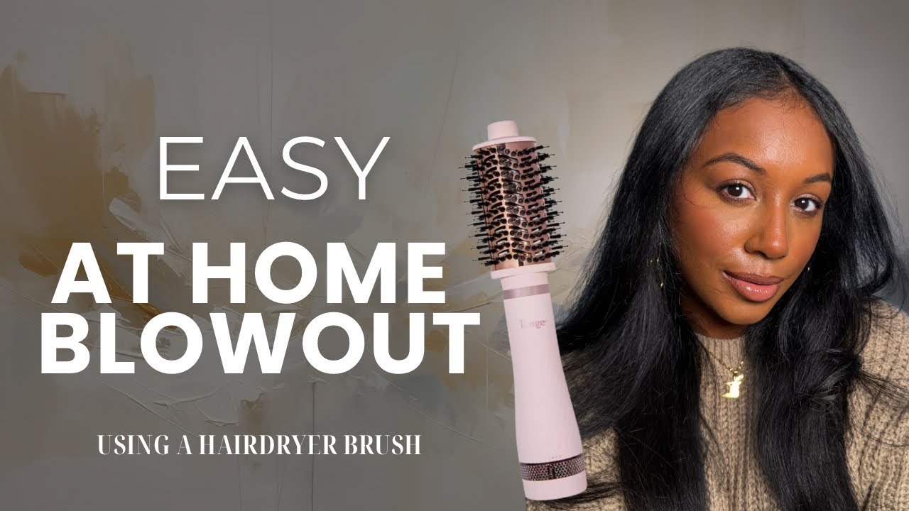How to Do an Easy At-Home Blowout on Curly Hair | L’ange Hair Dryer ...