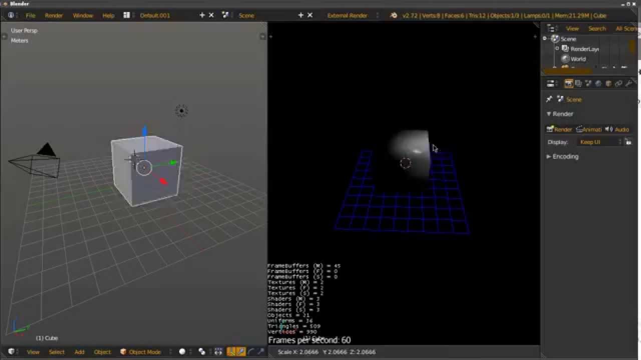 Blender External Renderer A Game Engine Youtube