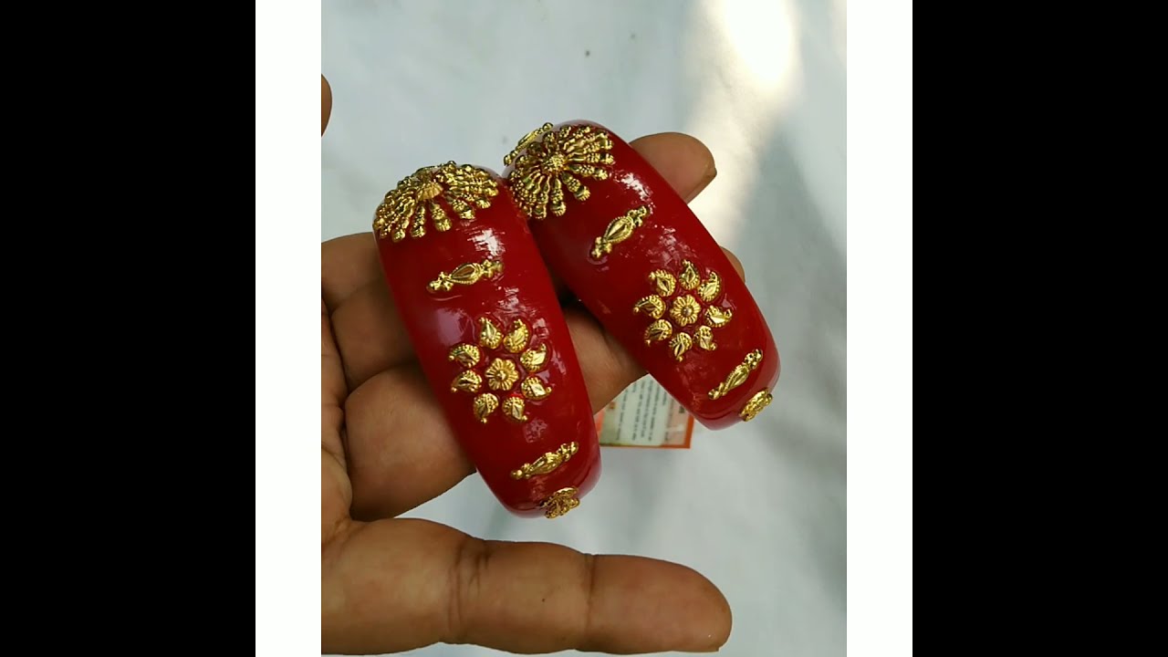 Gold Plated Mota Pasting Pola. - YouTube