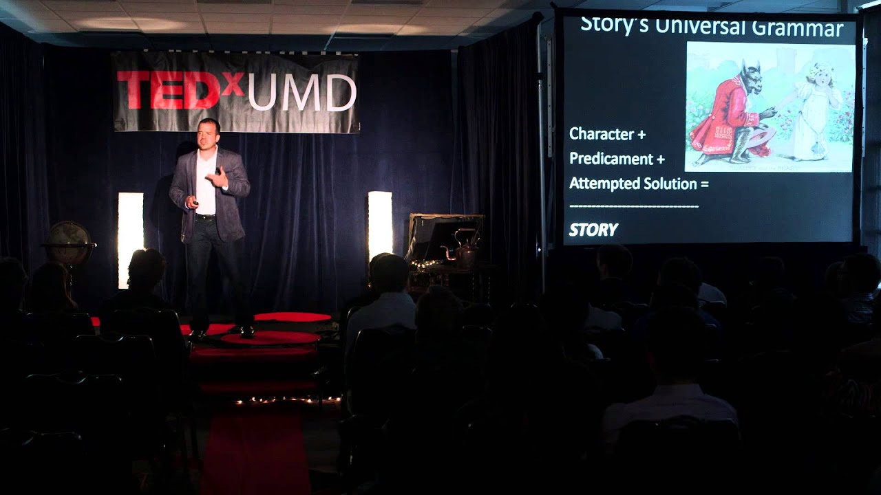 Made to be made by story: Jonathan Gottschall at TEDxUMD - YouTube