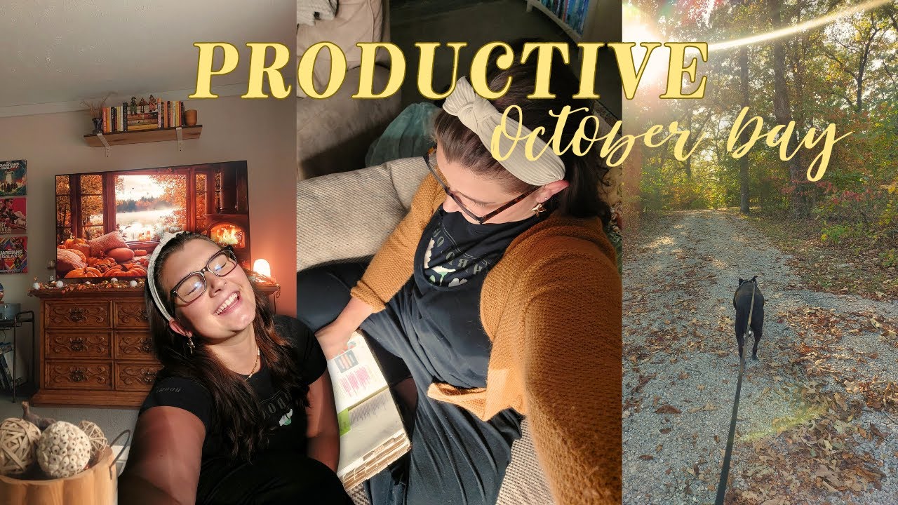 productive october day 🍁🧺 | getting ready for a new work week, getting ...