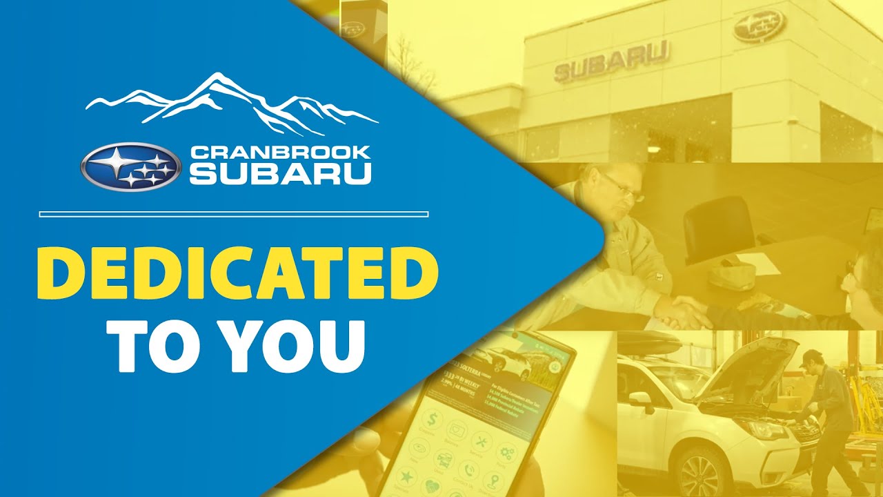 At Cranbrook Subaru, we are dedicated to you! - YouTube