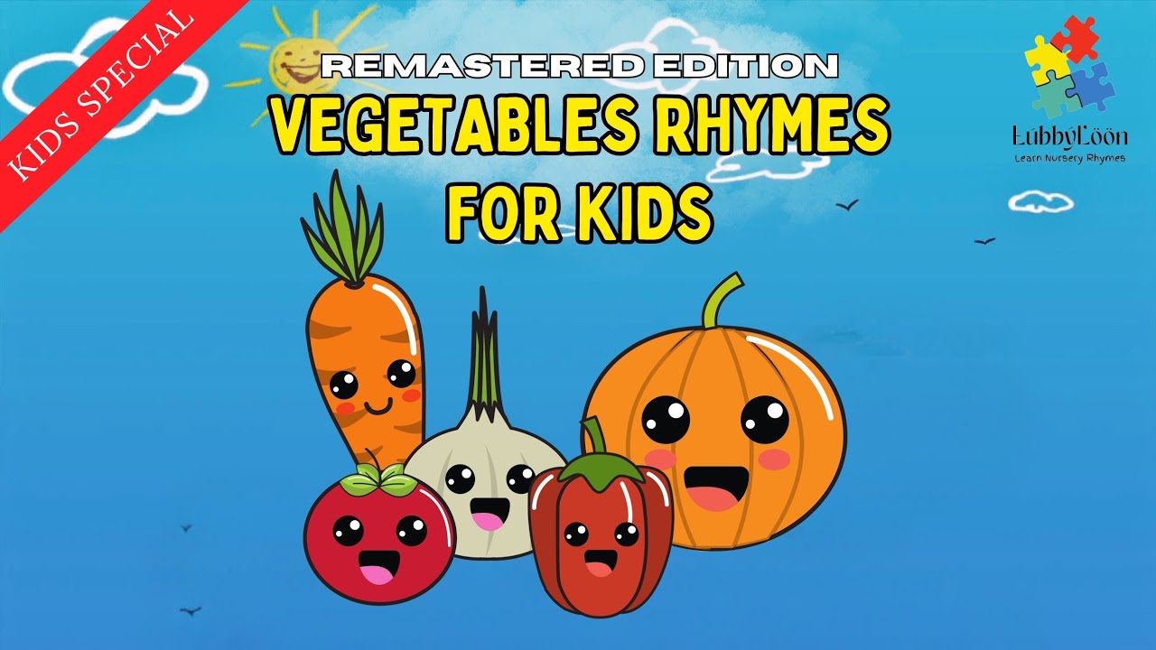 Vegetable Rhymes For Kids (Remastered) | Lyrics | Nursery Rhymes ...