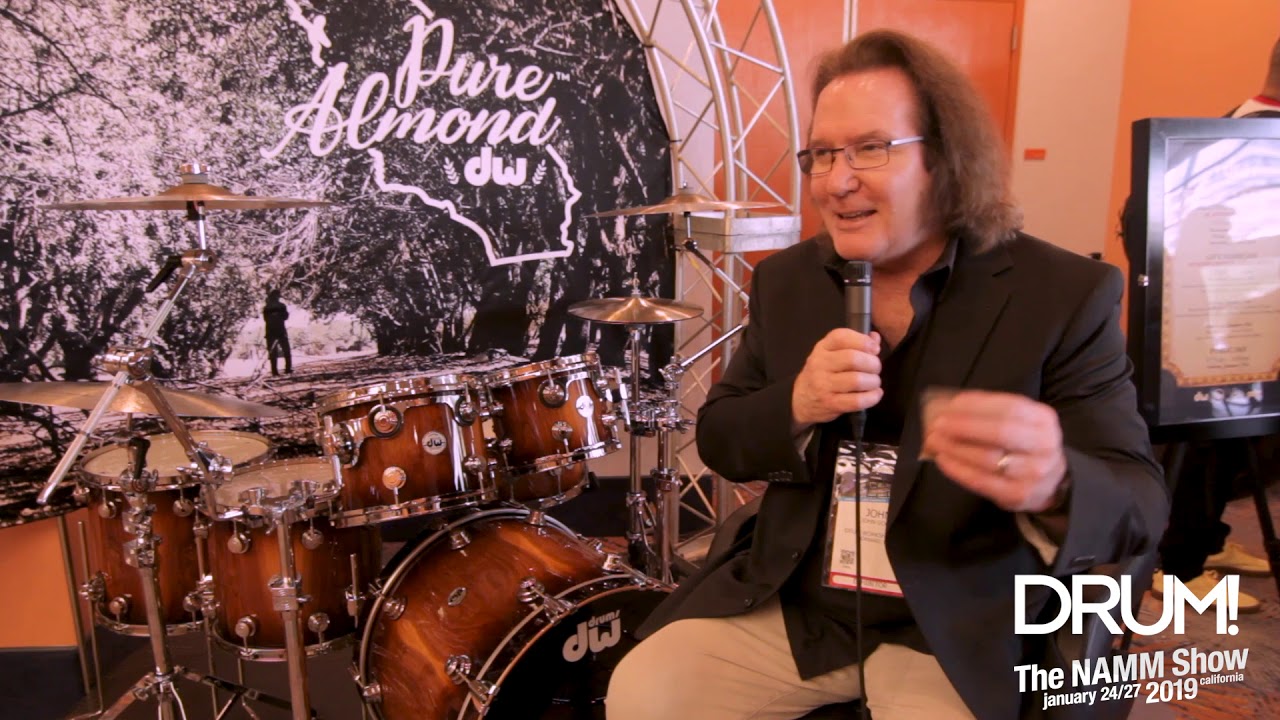 DW's John Good Describes The New Pure Almond Drum Set at NAMM 2019 ...