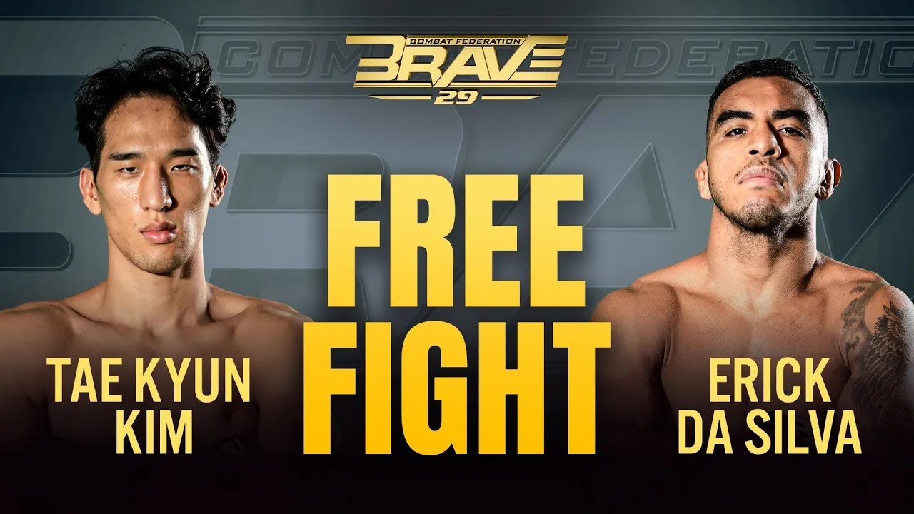 Tae Kyun Kim Vs Erick da Silva | Free Fight | BRAVE CF 29 - YouTube