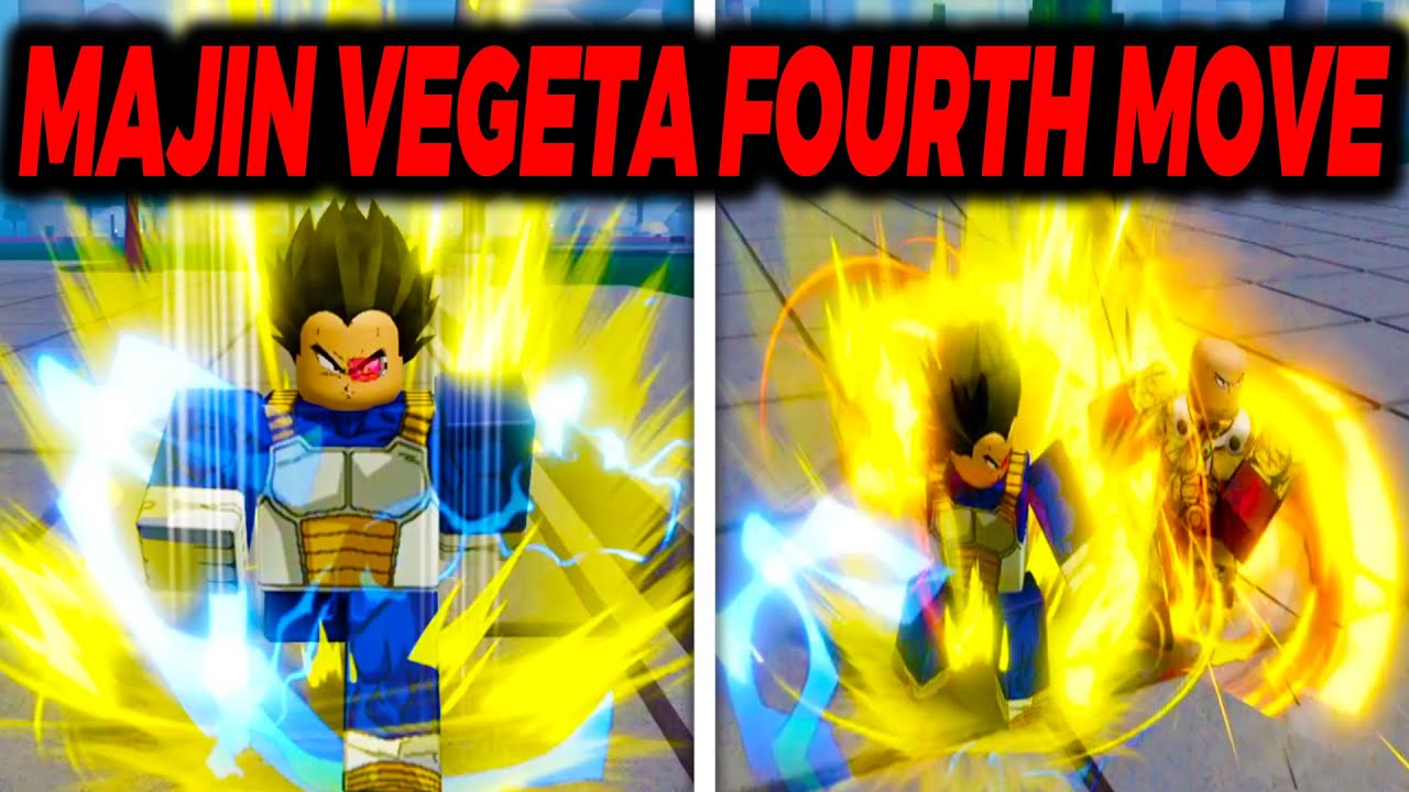 Majin Vegeta Fourth Ultimate Move Showcase In Roblox Z Battlegrounds ...