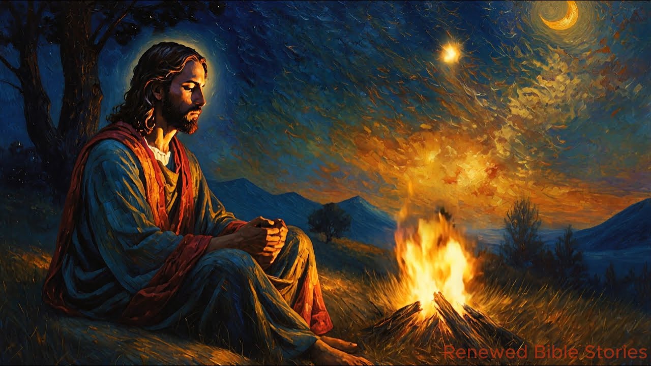 You're Tired.... Come rest with Jesus next to the campfire - YouTube