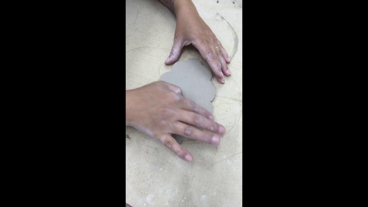 How to make a Slab Plate - YouTube