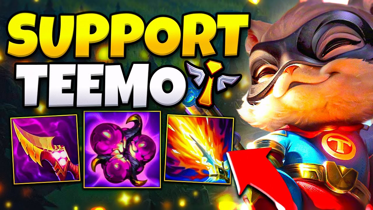 TEEMO SUPPORT: I AM THE ADC NOW - YouTube