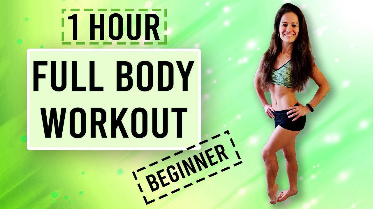 1 hour FULL BODY WORKOUT [Beginner friendly / No equipment / No jumping ...