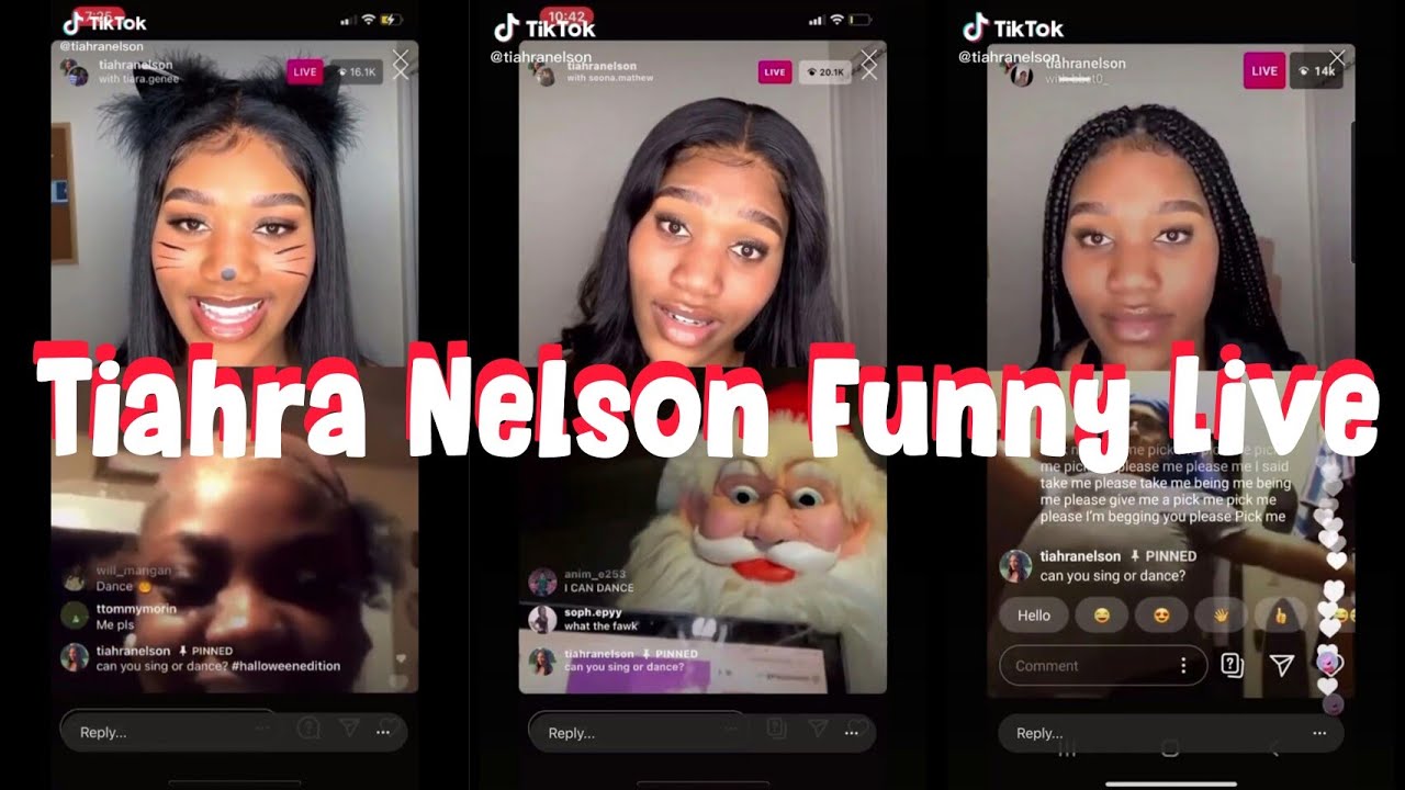 Tiahra Nelson Funny Live Compilation (Part 2) - YouTube