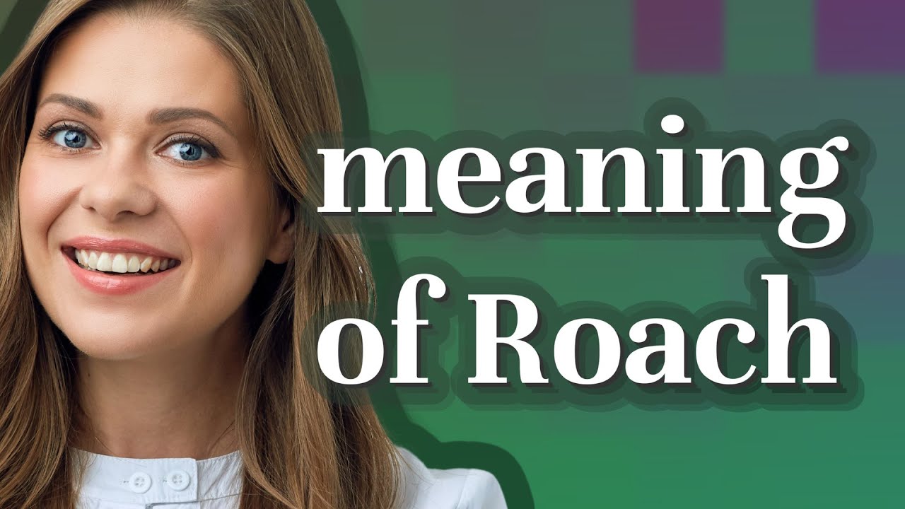 Roach | meaning of Roach - YouTube