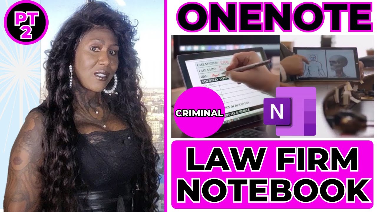 How to Make a OneNote (CRIMINAL) Law Firm Notebook (Part 2) - YouTube