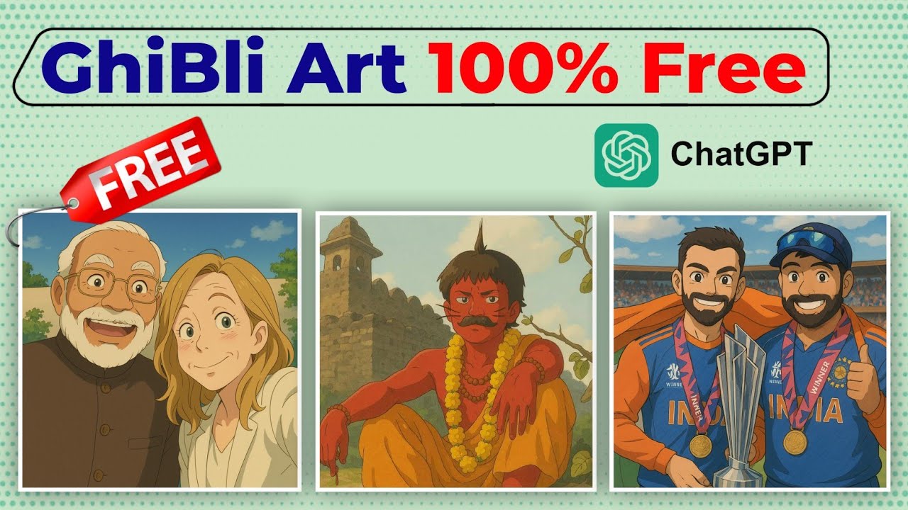 How to make Ghibli Art in Chat Gpt FREE 🤯 Make Ghibli Art Image ...