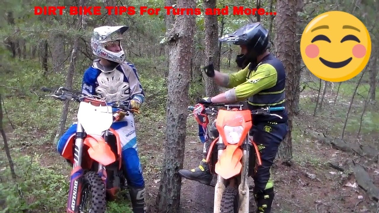 Dirt bike Tips for Turns, and more - YouTube