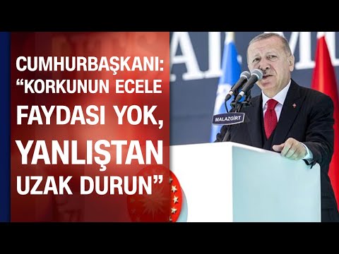 Cumhurbaşkanı Erdoğan'dan, Yunanistan'a rest! \