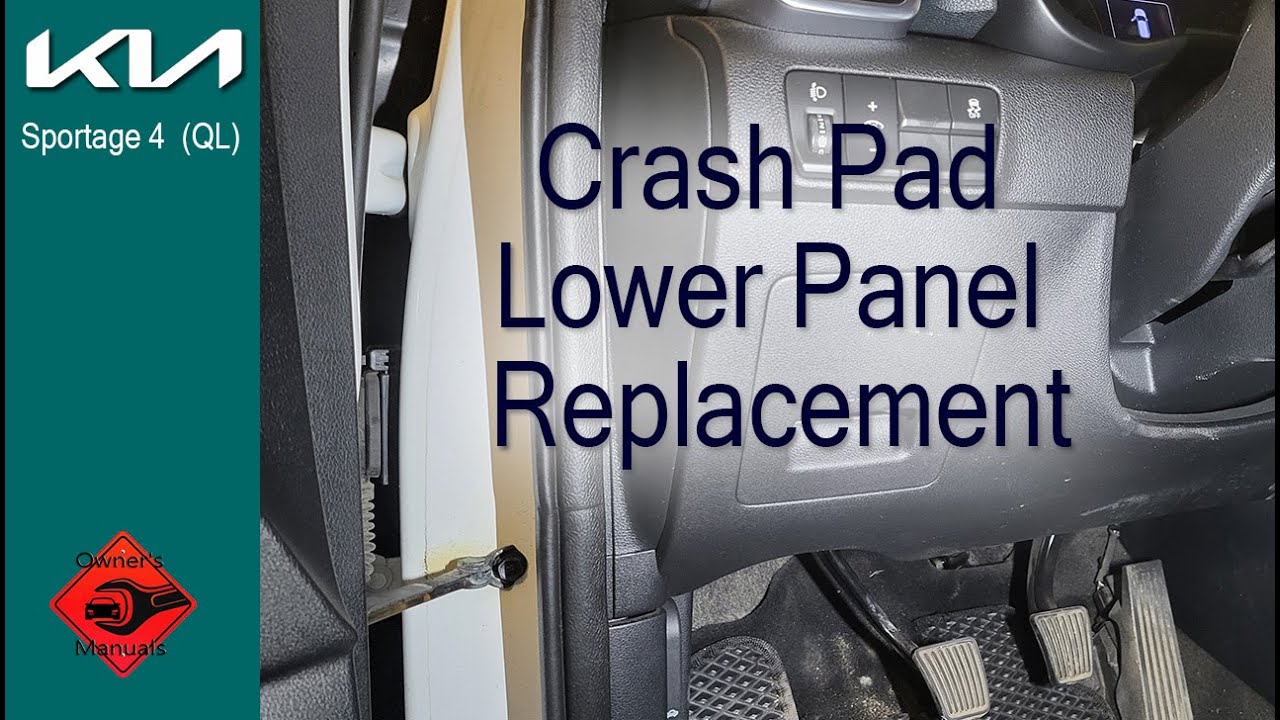 Kia Sportage 4 (QL) - Crash Pad Lower Panel Replacement - YouTube