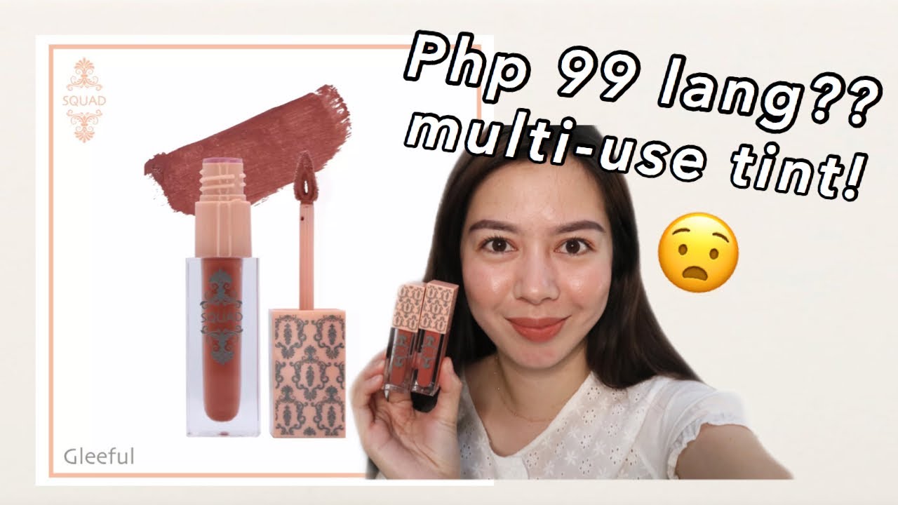 SQUAD COSMETICS 99 PESOS MULTI USE LIP TINT | Beverly Lulu - YouTube