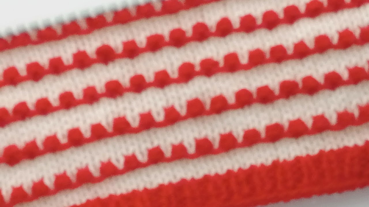 Knitting Two Color Sweater Pattern | Baby Sweater Design - YouTube