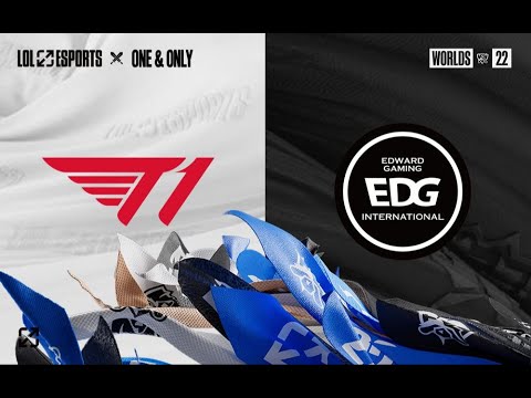 【S12全球总决赛】小组赛 10月8日 T1 vs EDG - YouTube
