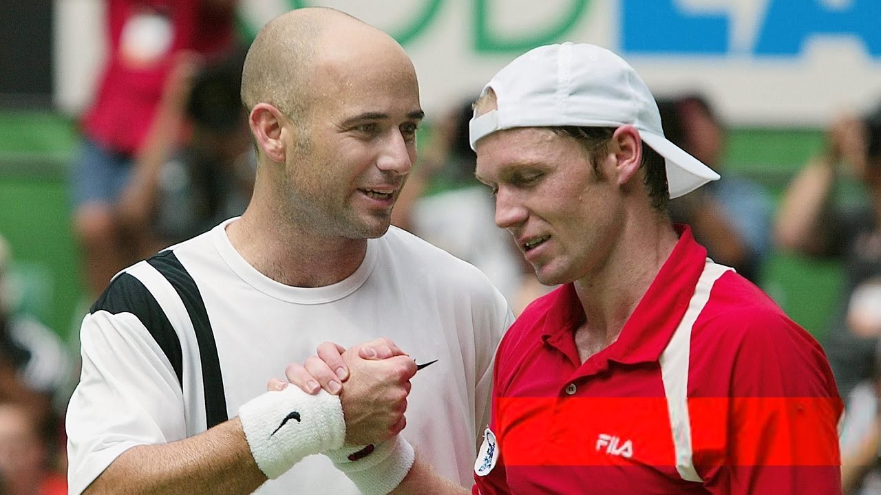 Andre Agassi vs Rainer Schuettler 2003 Australian Open Final Highlights ...