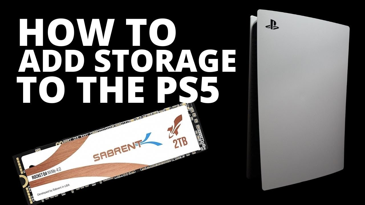 Adding more storage to a PS5 - YouTube