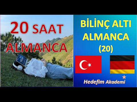 UYKUDA ALMANCA ÖĞRENİN-EN ÖNEMLİ ALMANCA İFADELER VE KELİMELER(20)