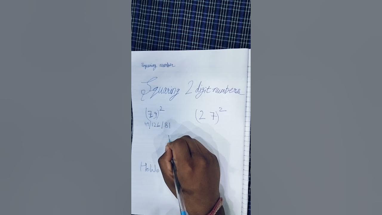 #superb trick to square two digit numbers - YouTube
