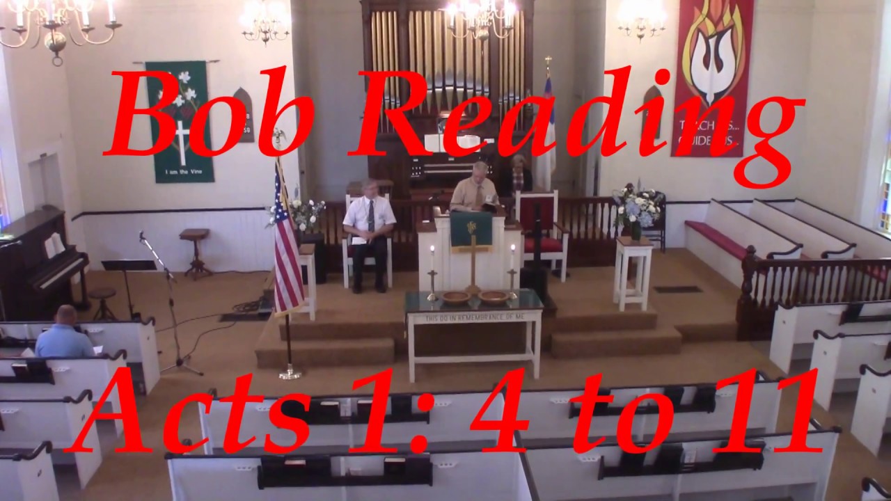 20180527 Bob Reading Acts - YouTube