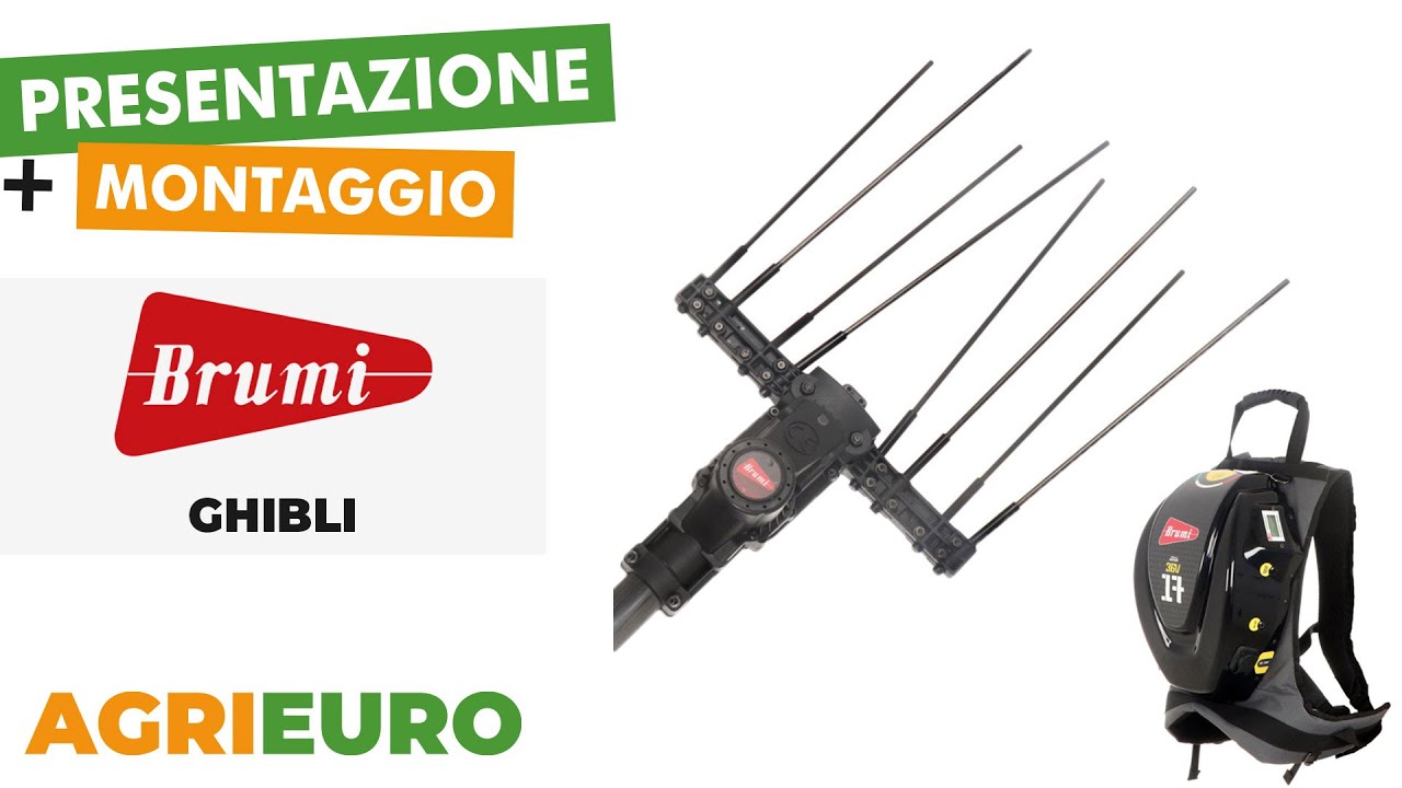 Presentazione e montaggio del Brumi Ghibli 36V - Abbacchiatore ...