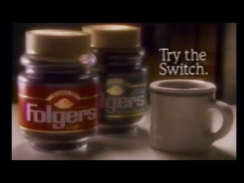 1990 Folgers Coffee Commercial