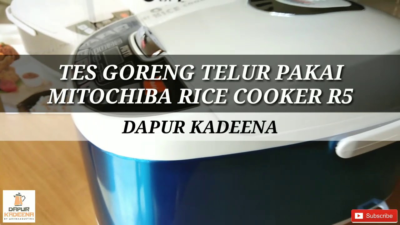 Tes Goreng Telur Pakai Rice Cooker Mitochiba - YouTube