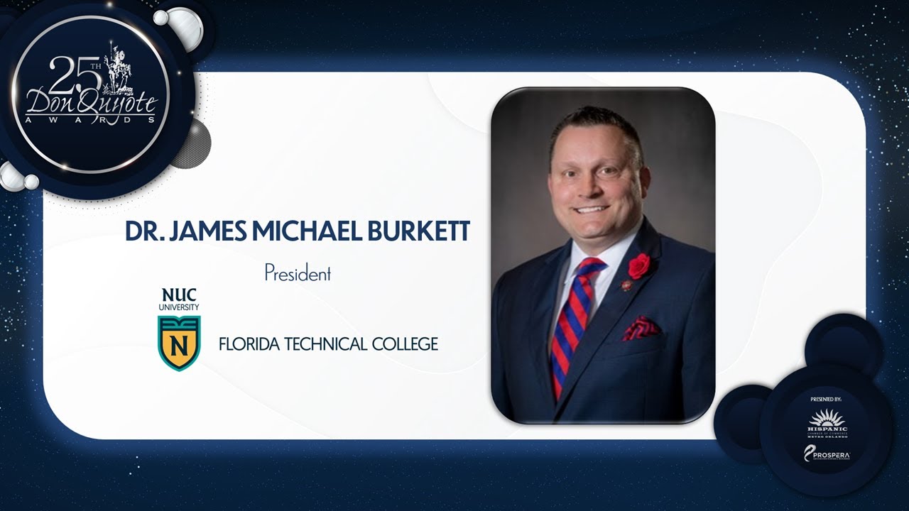 Dr. James Michael Burkett, Winner of the 25th Don Quijote Hispanic ...