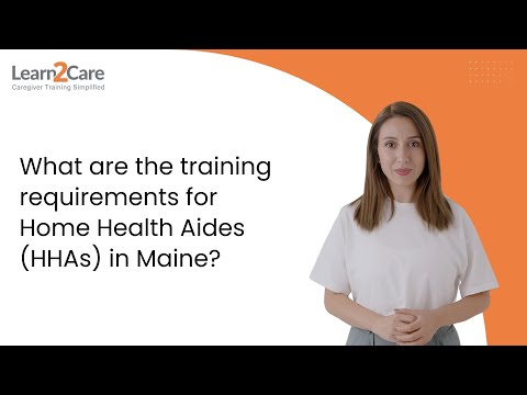 What are the training requirements for Home Health Aides (HHAs) in Maine?