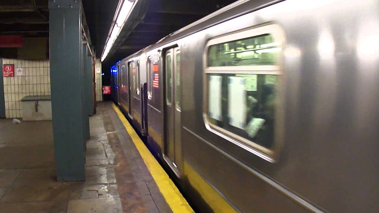 MTA NYCT Subway Kawasaki R62 #1345 on the (3) via the (2) departing ...