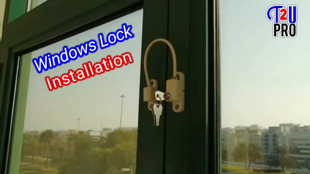 How to install windows safety lock - YouTube