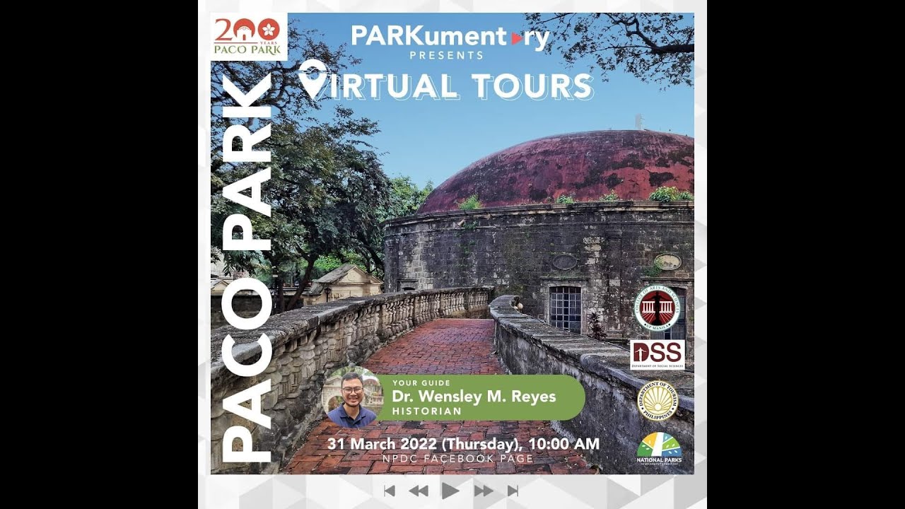 Paco Park Virtual Tour PARKumentary - YouTube