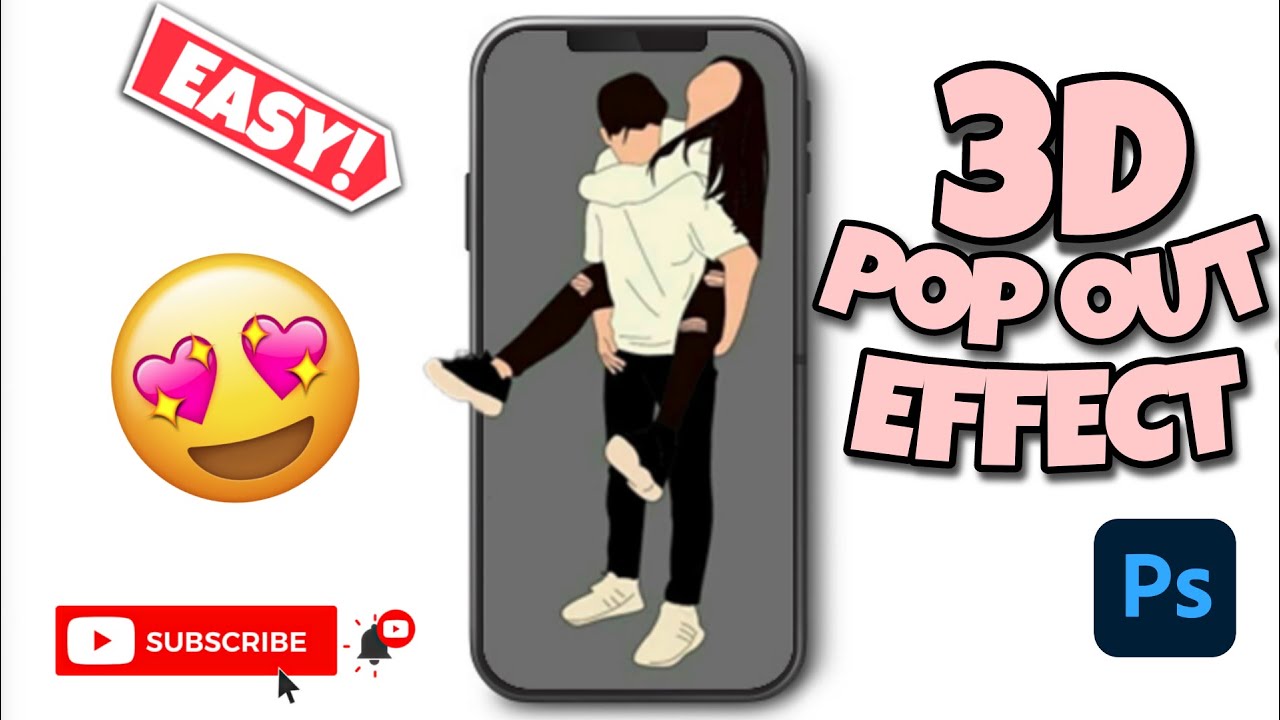 how-to-create-3d-pop-out-effect-fast-and-easy-youtube