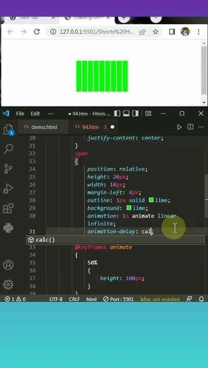 How To Create Loading Animation Pure Css Loading Html Purcss Cssproject Vipcoading2022
