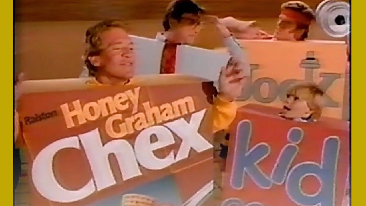 New Box! Honey Graham Chex Cereal 1987 TV Commercial - YouTube