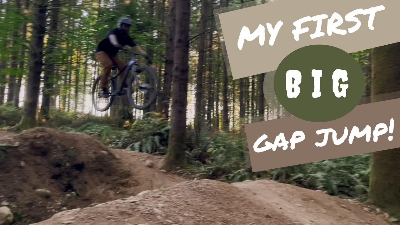 Sending My Biggest Gap Jump...- Black Diamond MTB Park - YouTube