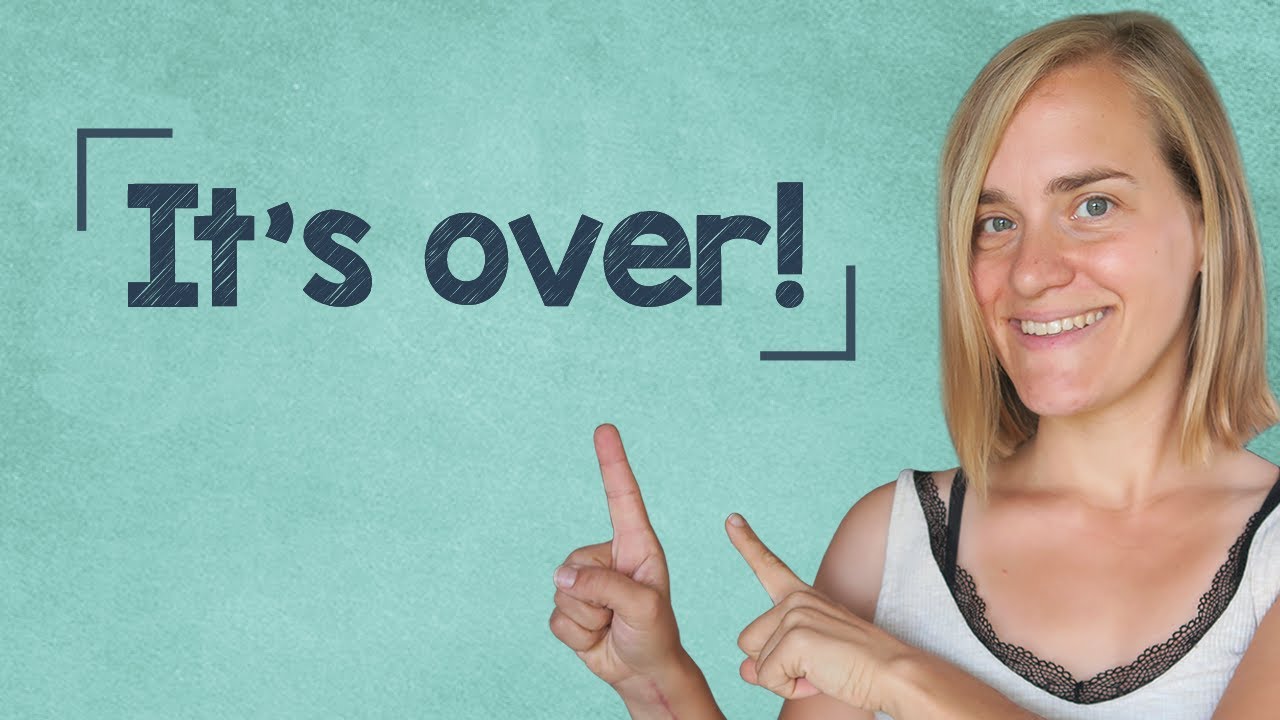 German Lesson (78) - It's over!!! - vorbeikommen ∙ vorbeilassen ∙ ...