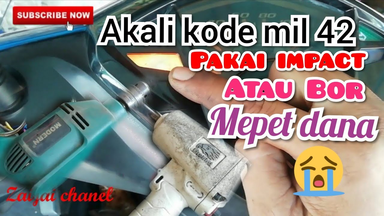 Akali kode error 42 pada motor Yamaha mioj Xeon soul dengan modal ...