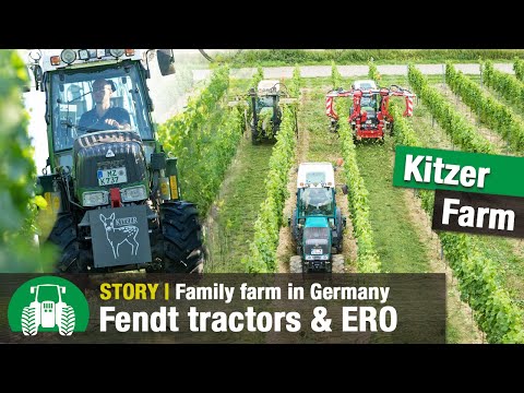 Kitzer Estate Winery (Fendt tractors and ERO machines | Canopy Management | Wine Growing | Part 1 )
