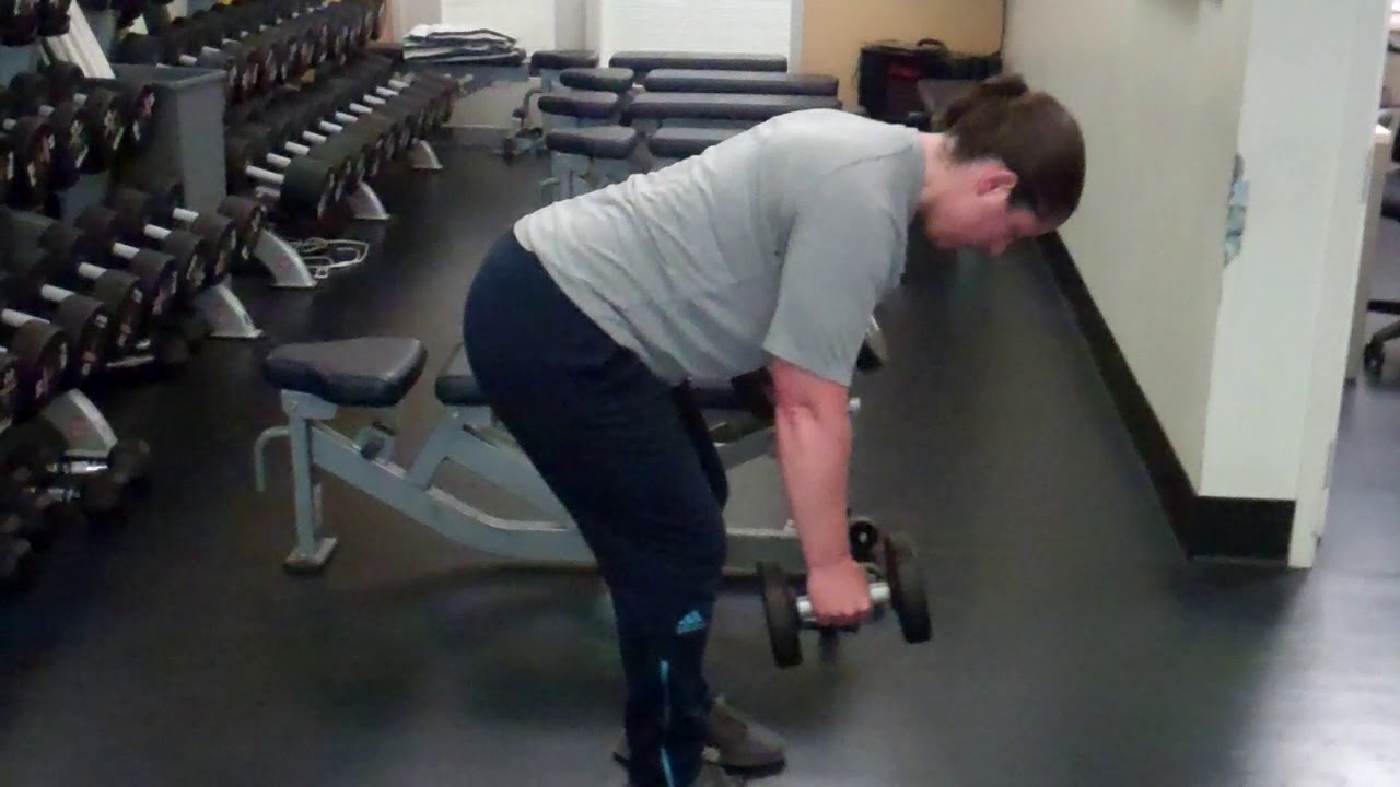 Alt DB Bent Over Row - YouTube