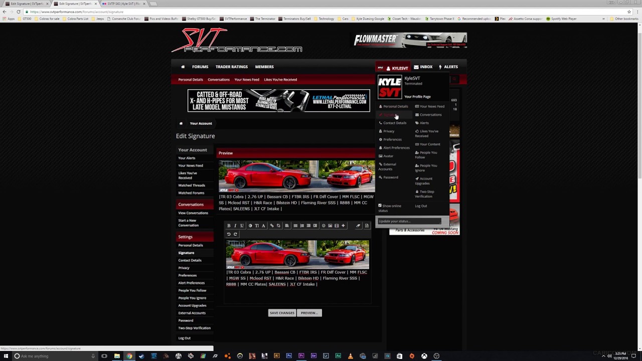 SVTP Forum Tutorial - How-To Edit Your Signature - YouTube
