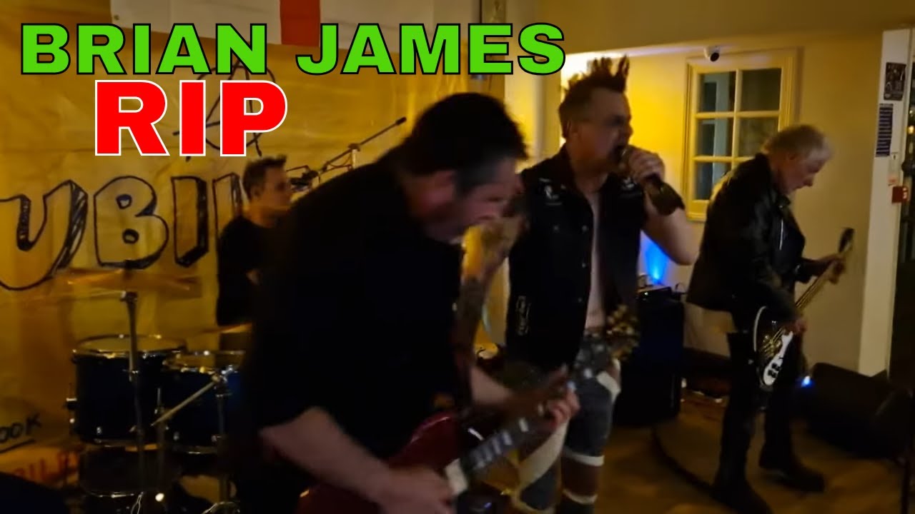 RIP Brian James | New Rose (The Damned Cover) | Jubilee 77 LIVE UK - Punk Rock Classic - YouTube